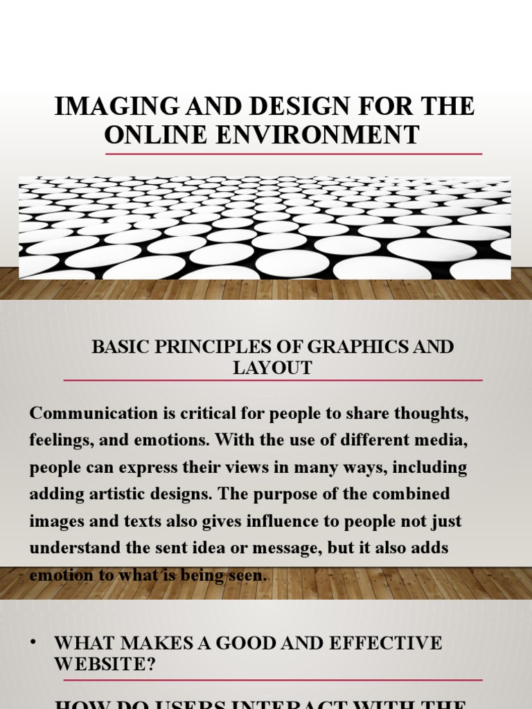 Lesson 5 Imaging and Design For The Online Environment | PDF | Graphic ...