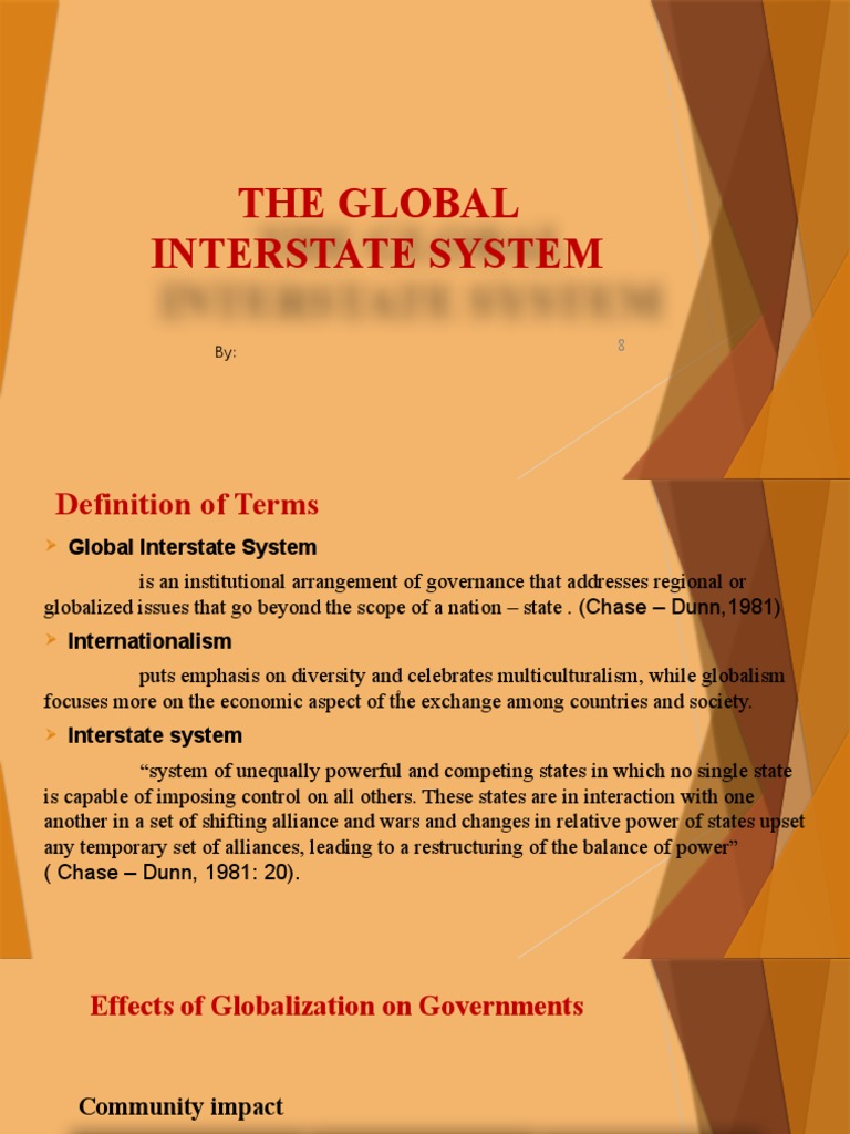 The Global Interstate System | PDF | Globalization | International ...