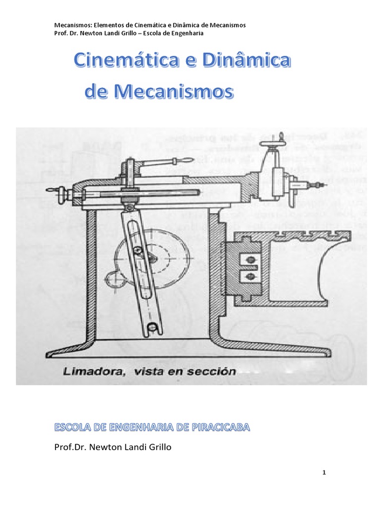 Apostila Mecanismos | PDF | Vetor euclidiano | Cinemática