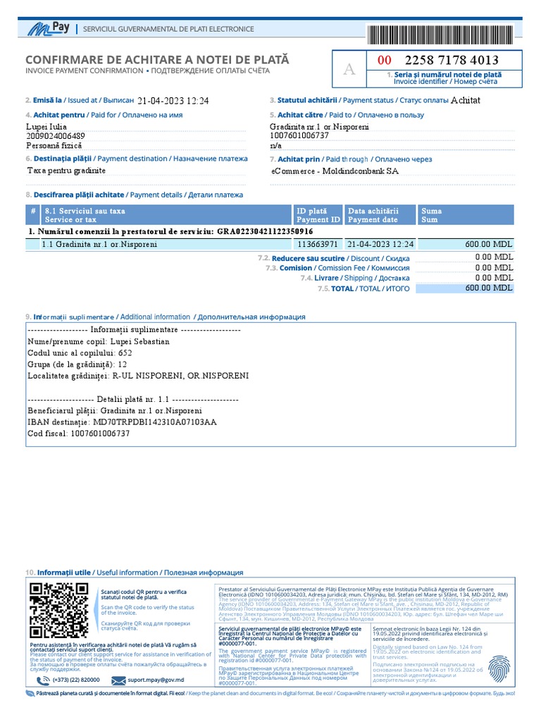 Confirmare_de_plata_00225871784013 | PDF