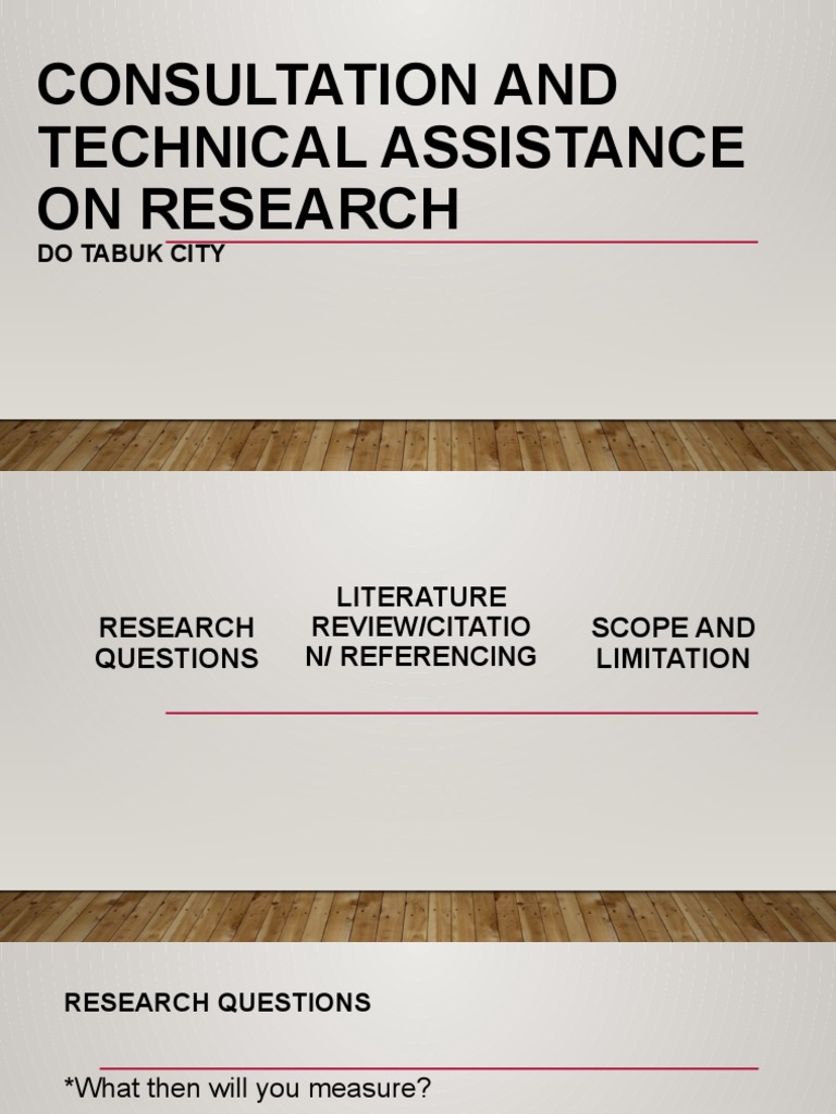Research Questions and Literature Review | PDF | Citation | Evidence