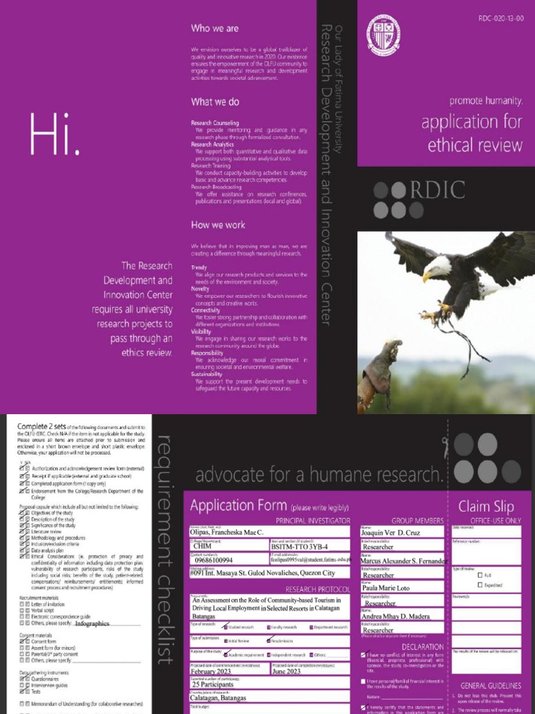 Application Form For Ethics (Group6) | PDF