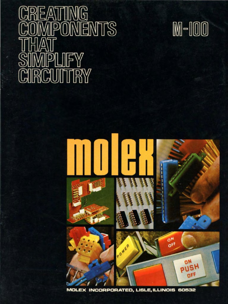 Molex M-100 Catalog 1973 | PDF | Electrical Connector | Ac Power Plugs ...
