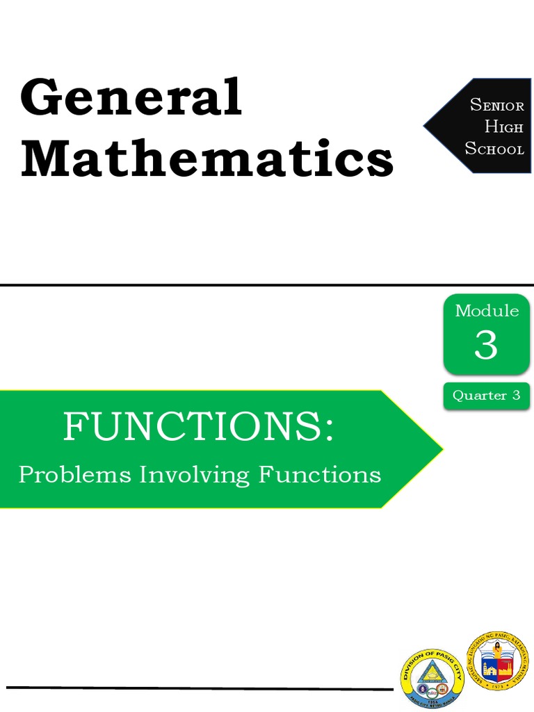 Gen Math Q3 M3 | PDF | Function (Mathematics) | Learning