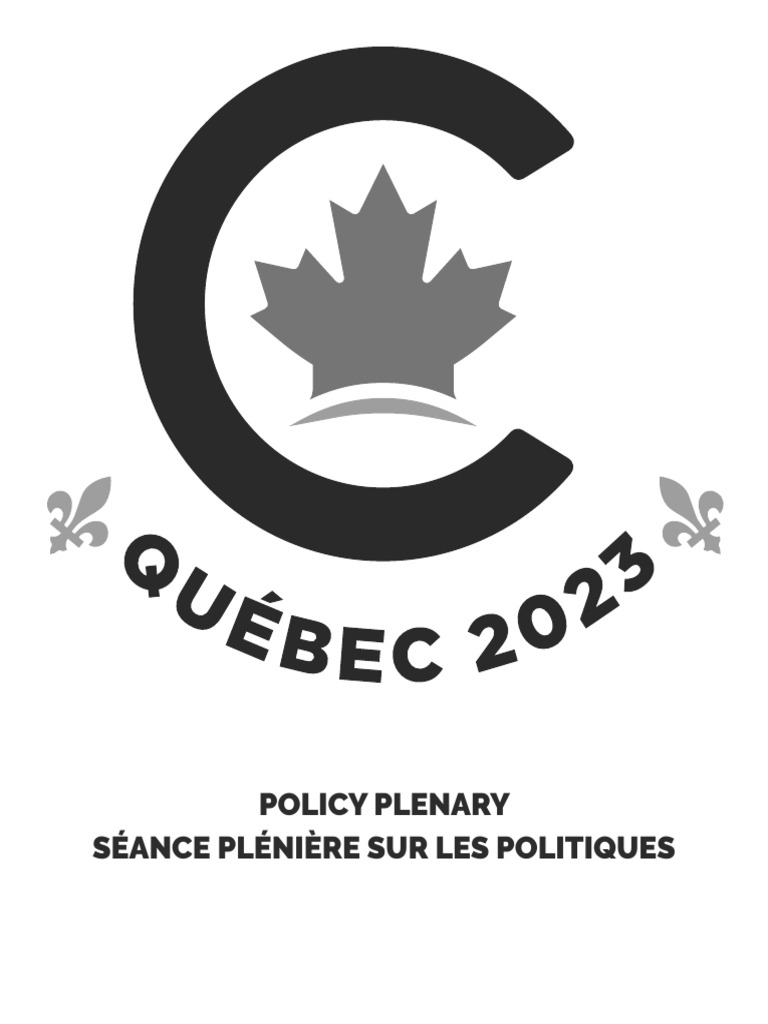 2023 CPC Convention - Policy Plenary | PDF | Government Budget Balance ...