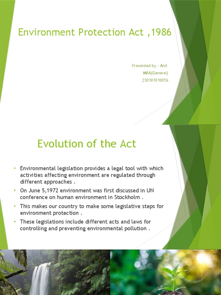Environment Act: Key Insights | PDF | Environmental Protection | Crimes