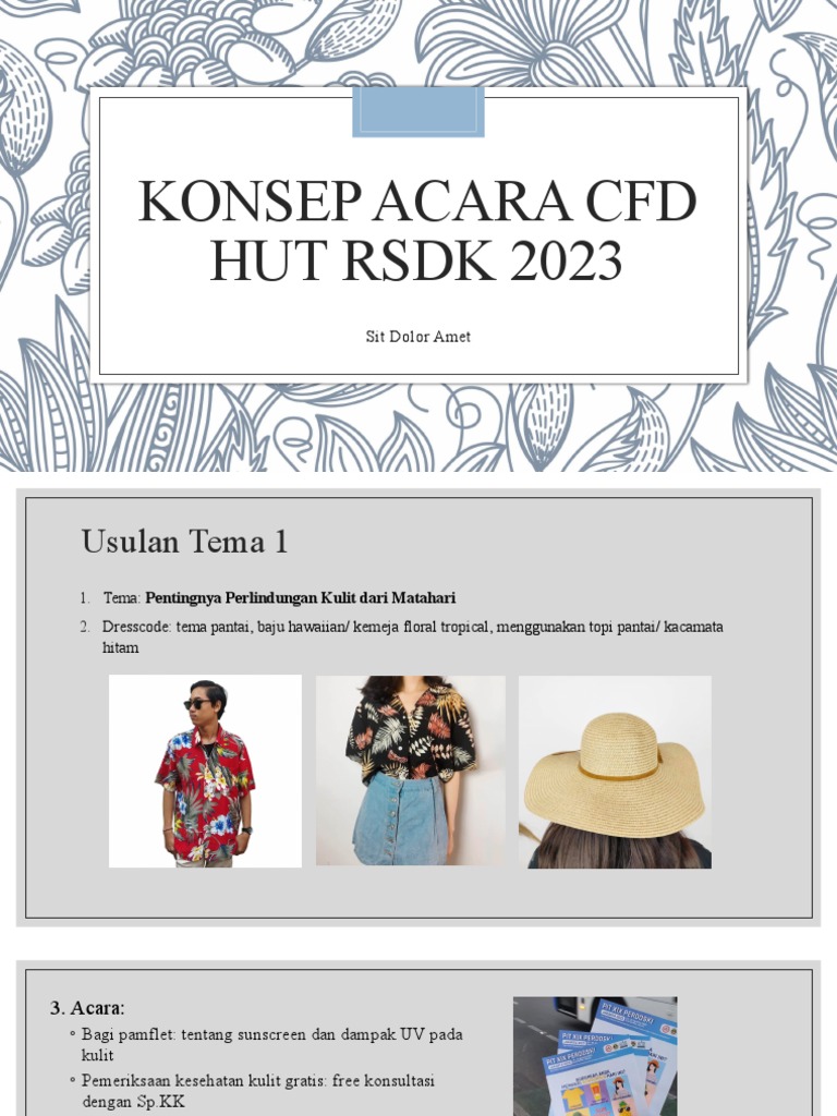 Konsep Acara CFD | PDF
