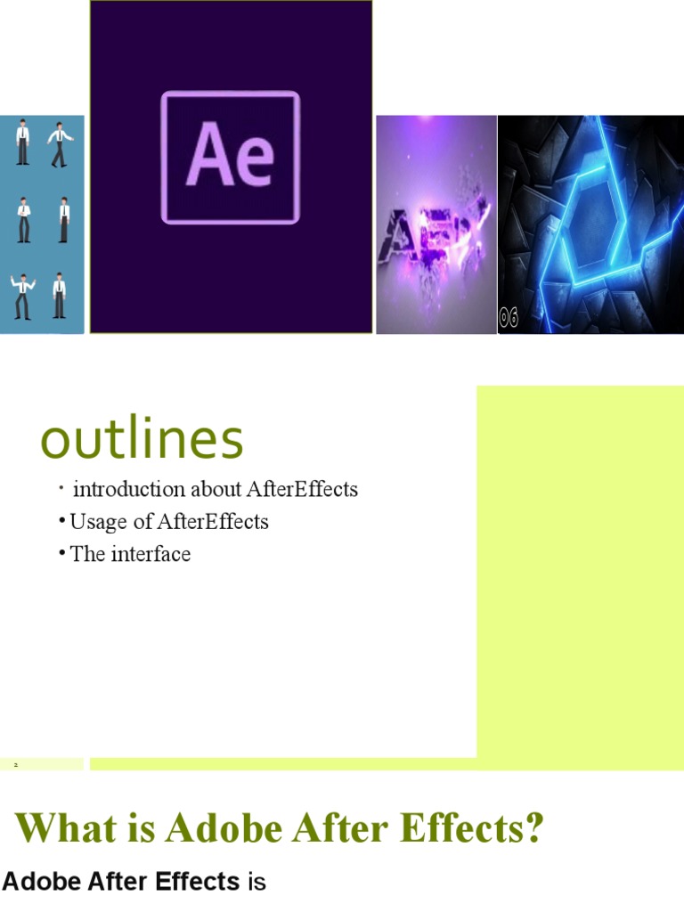 Introduction To After - Effects | PDF | Menu (Computing) | Software