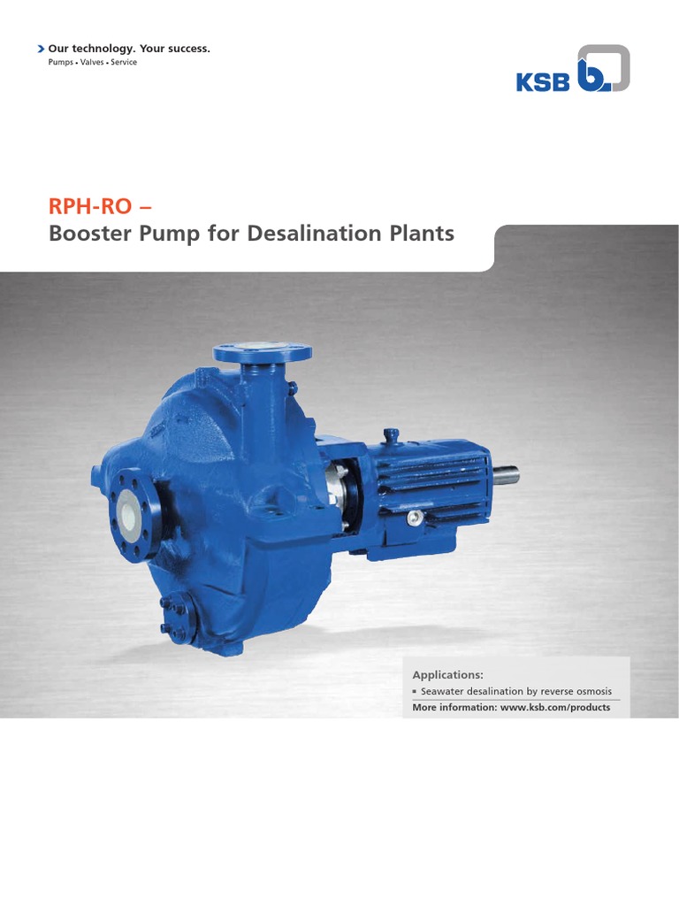 RPH - 1316.024 - 05 - EN - Two Page Leaflet | PDF | Pump | Bearing ...