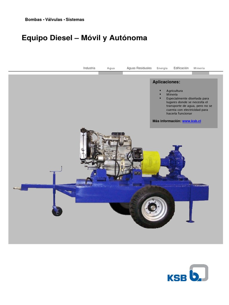 WKL Diesel - Catálogo de 2 Páginas | PDF | Motores | Bomba