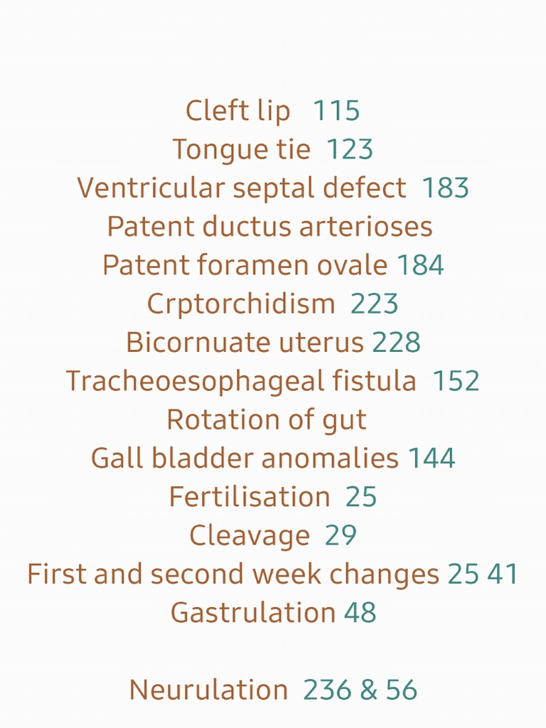 Embryology Charts - 230201 - 120904 2 | PDF