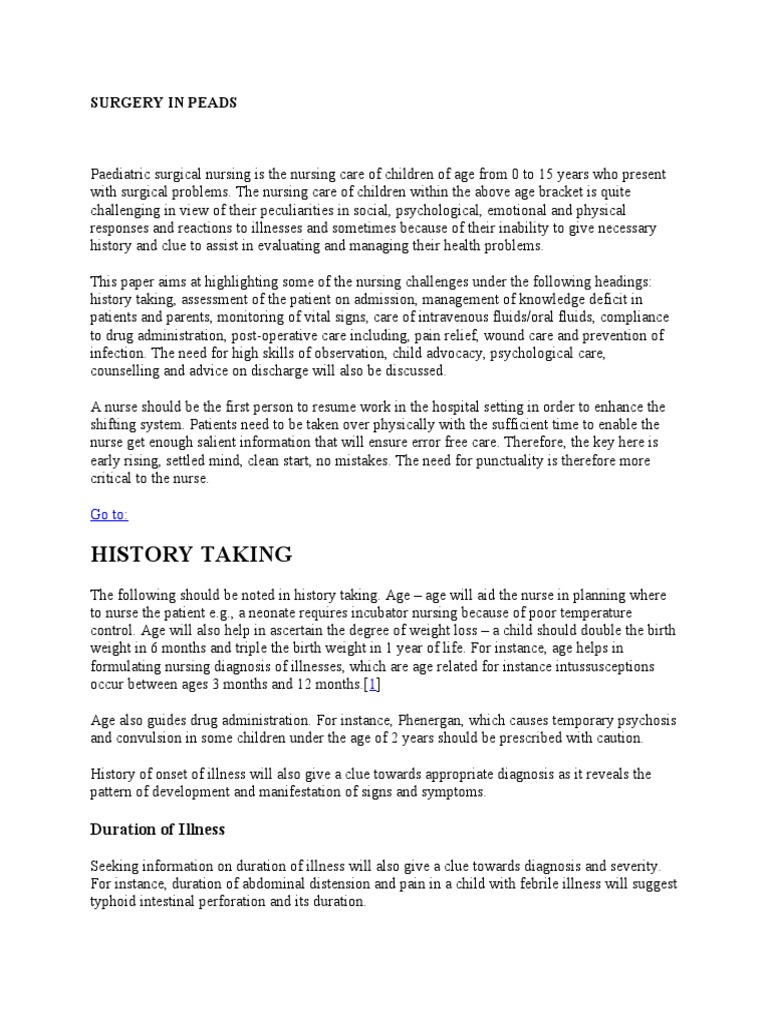 Surgery in Peads | PDF | Science & Mathematics