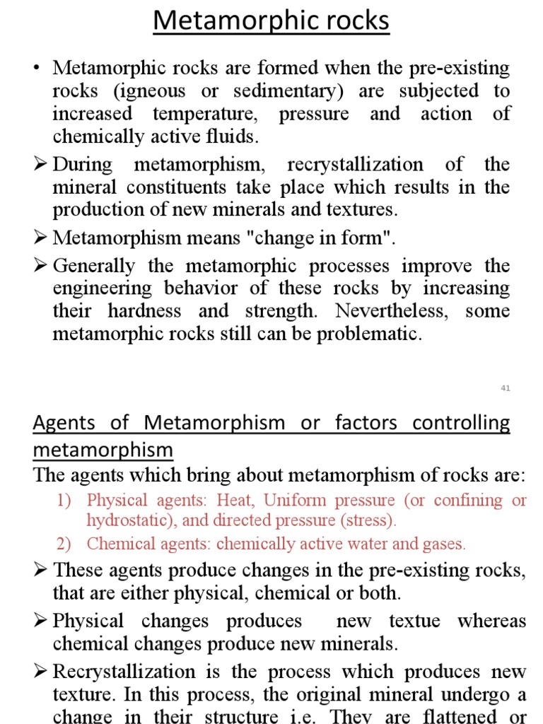 5 Metamorphic Rocks | PDF | Rock (Geology) | Geology