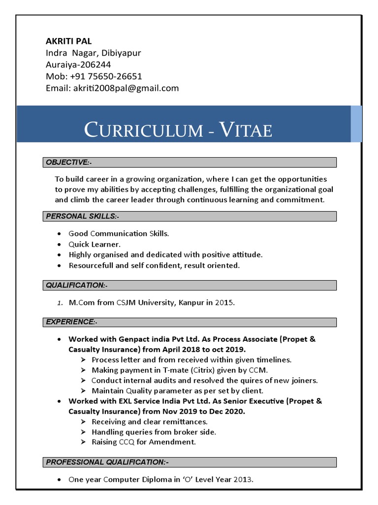 Akriti Pal - Professional Resume | PDF