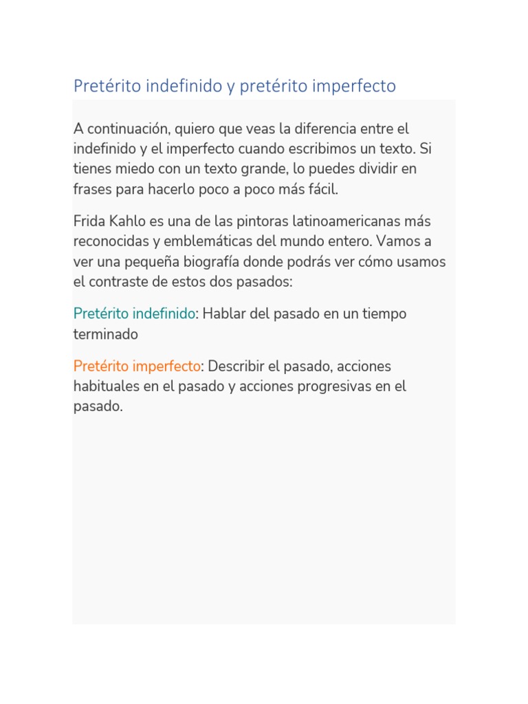 Biografía breve de Frida Kahlo | PDF | Ciencias sociales