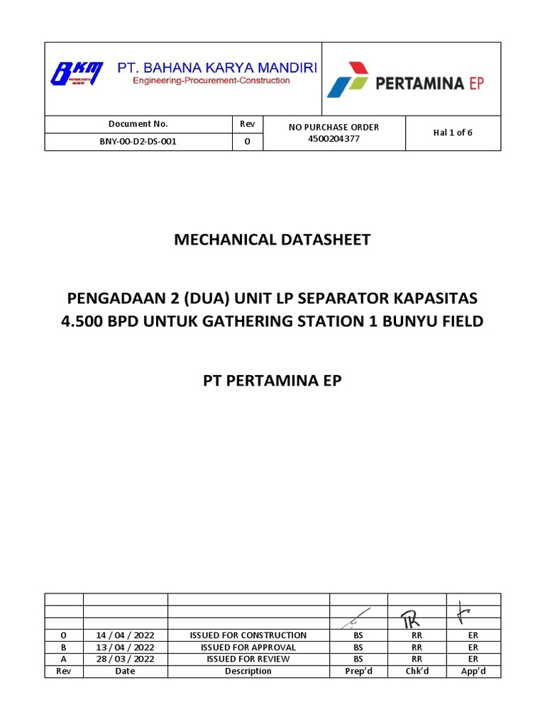 Mech - Data Sheet - Rev 0 | PDF | Applied And Interdisciplinary Physics ...