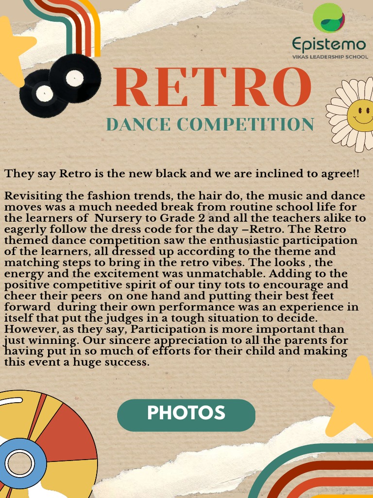Retro Dance Competition Highlights | PDF | Sports & Recreation | Art