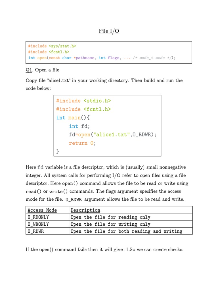 Input Output | PDF | Computer File | Text File Input Output | PDF | Computer File | Text File