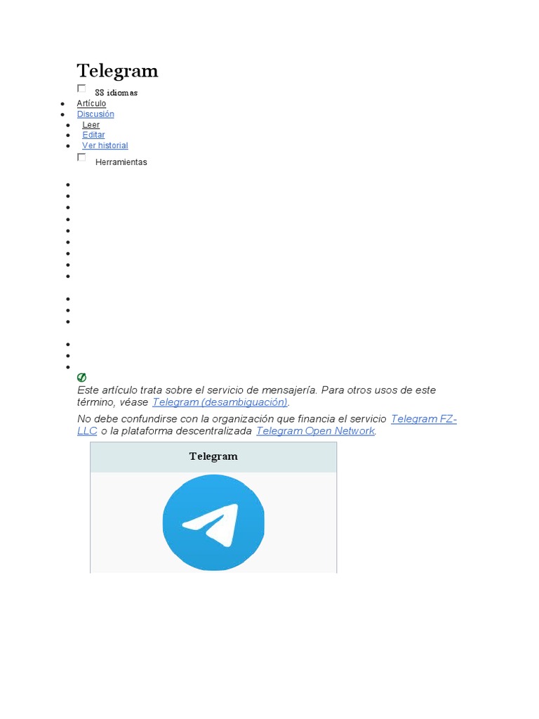 Telegram | PDF | Internet | Informática