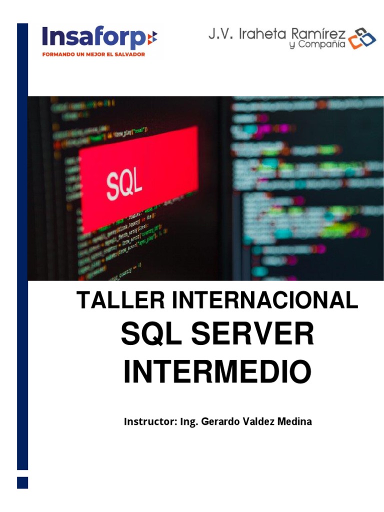 SQL Server Intermedio | PDF | SQL | Programación de computadoras