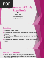 Assessment of An ICU Patient | PDF | Cardiopulmonary Resuscitation ...