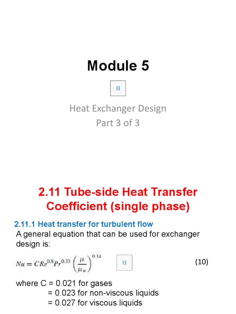 Module 5 Heat Exchanger Design - Part 3 | PDF | Fluid Dynamics ...