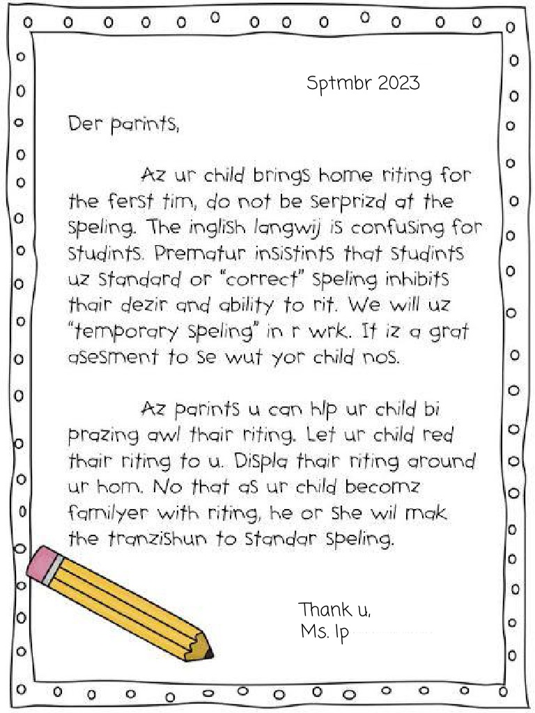 Inventive Spelling | PDF