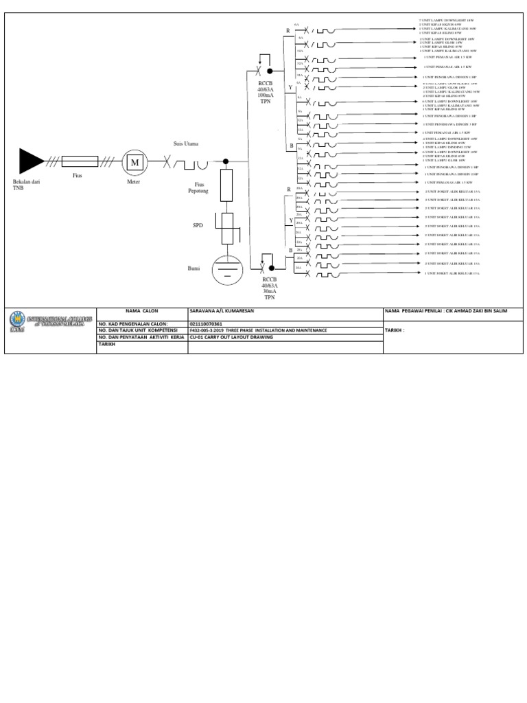 Lukisan Skematik Cu1 skm3 | PDF