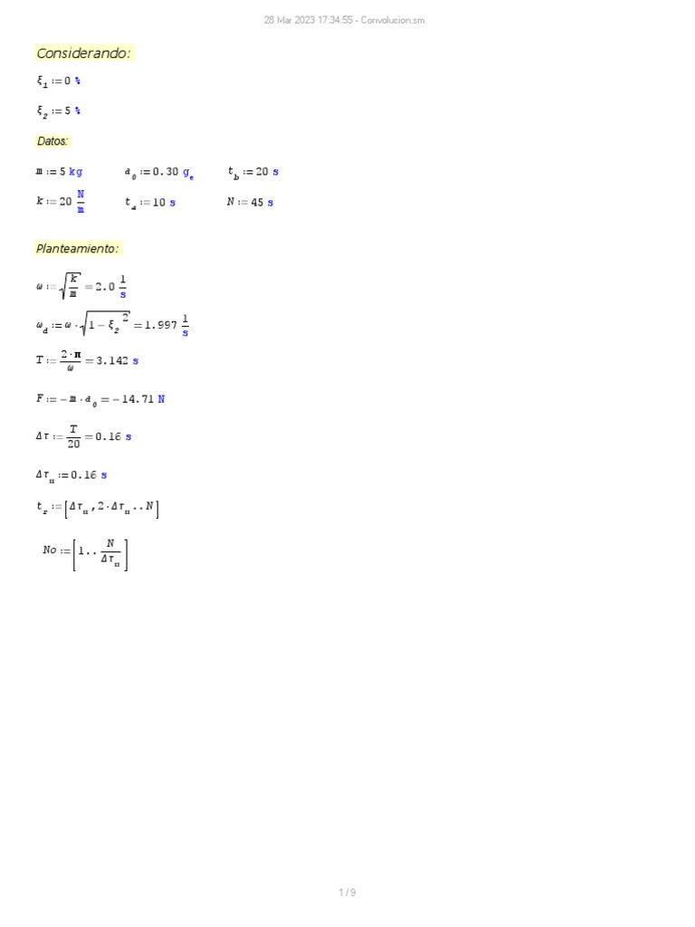 Análisis de Datos de Convolución | PDF