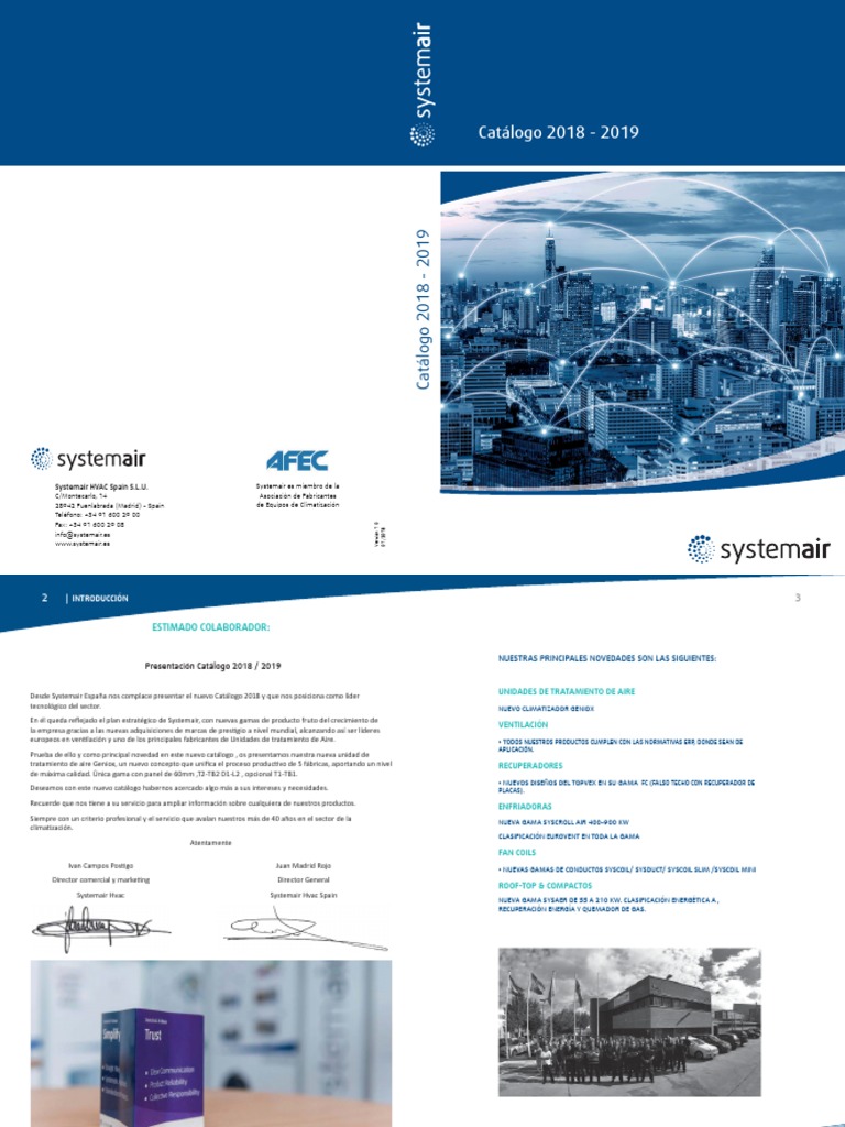 Systemair Cat2018 | PDF