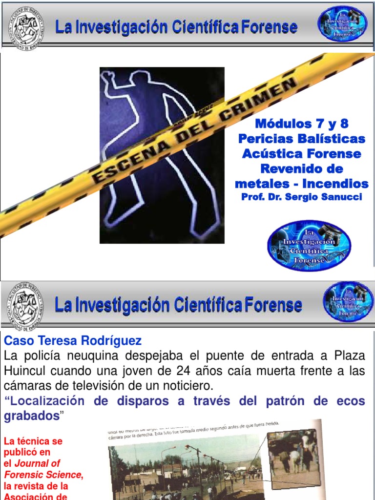 INVESTIGACIÓN CIENTÍFICA FORENSE MÓDULO 7 y 8 2022 Peric Bal Acústica ...