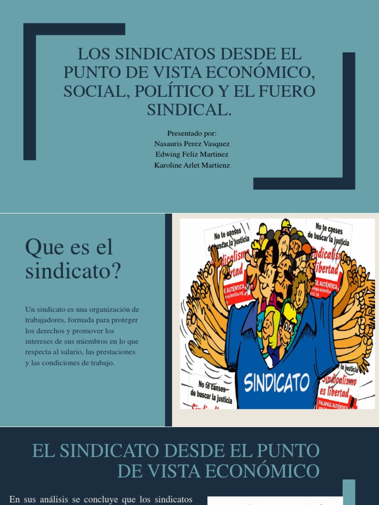 El Sindicato Grupo#6 PDF | PDF | Ciencias sociales