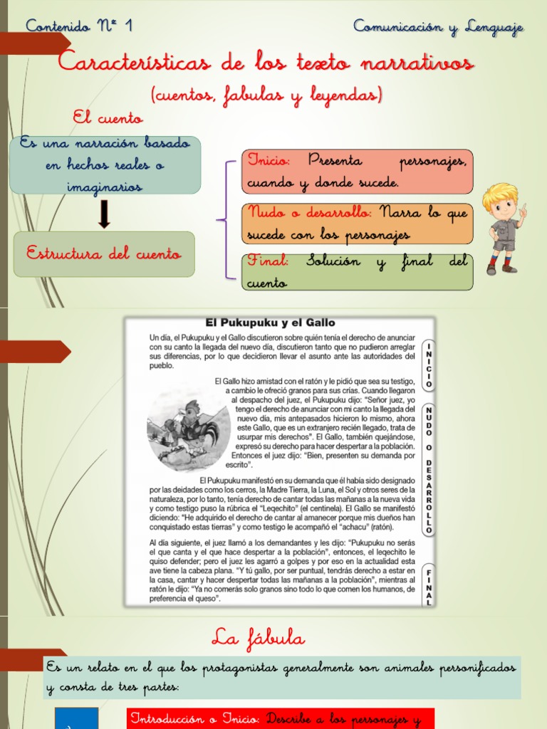 Caracteristicas de Los Textos Narrativos | PDF