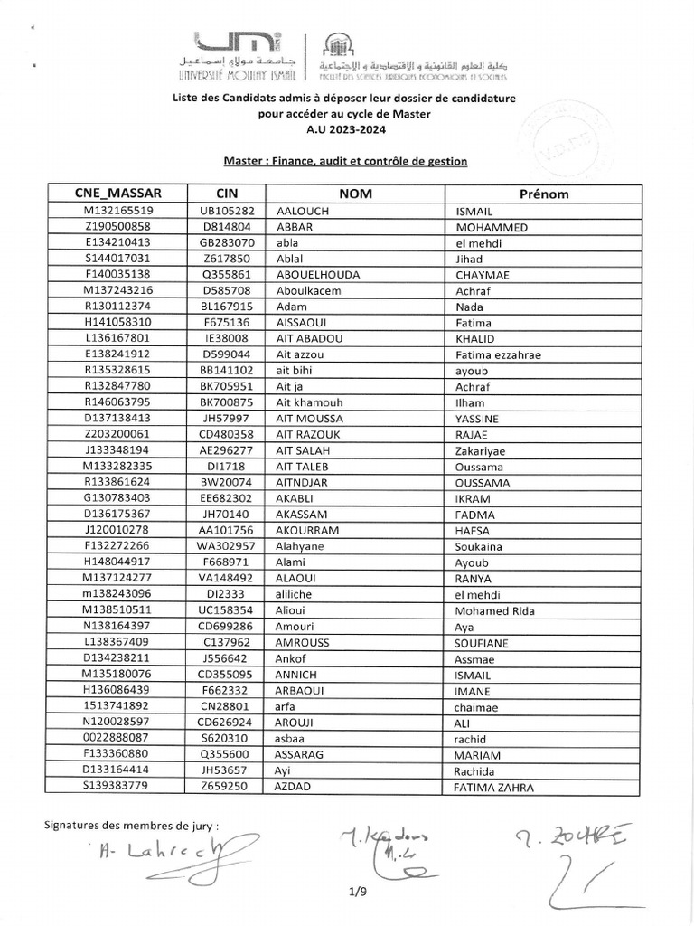 Fsjes Meknes - Facg | PDF