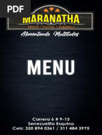 Menú del Restaurante Onze Panamá | PDF | ensalada | pesto