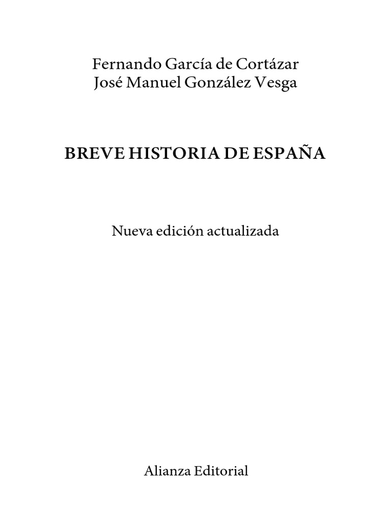 Breve Historia De Espana Pdf Agricultura España