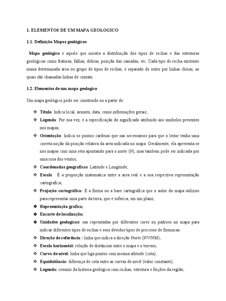Elementos de Um Mapa | PDF