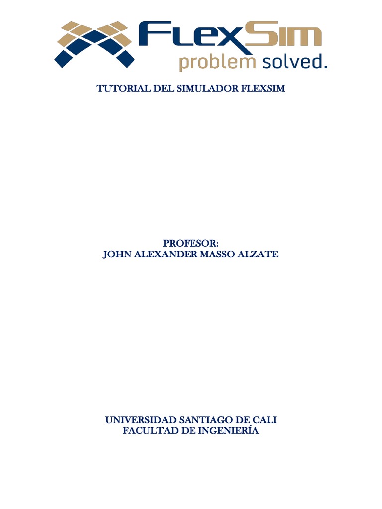 Tutorial Flexsim | PDF | Ventana (informática) | Simulación