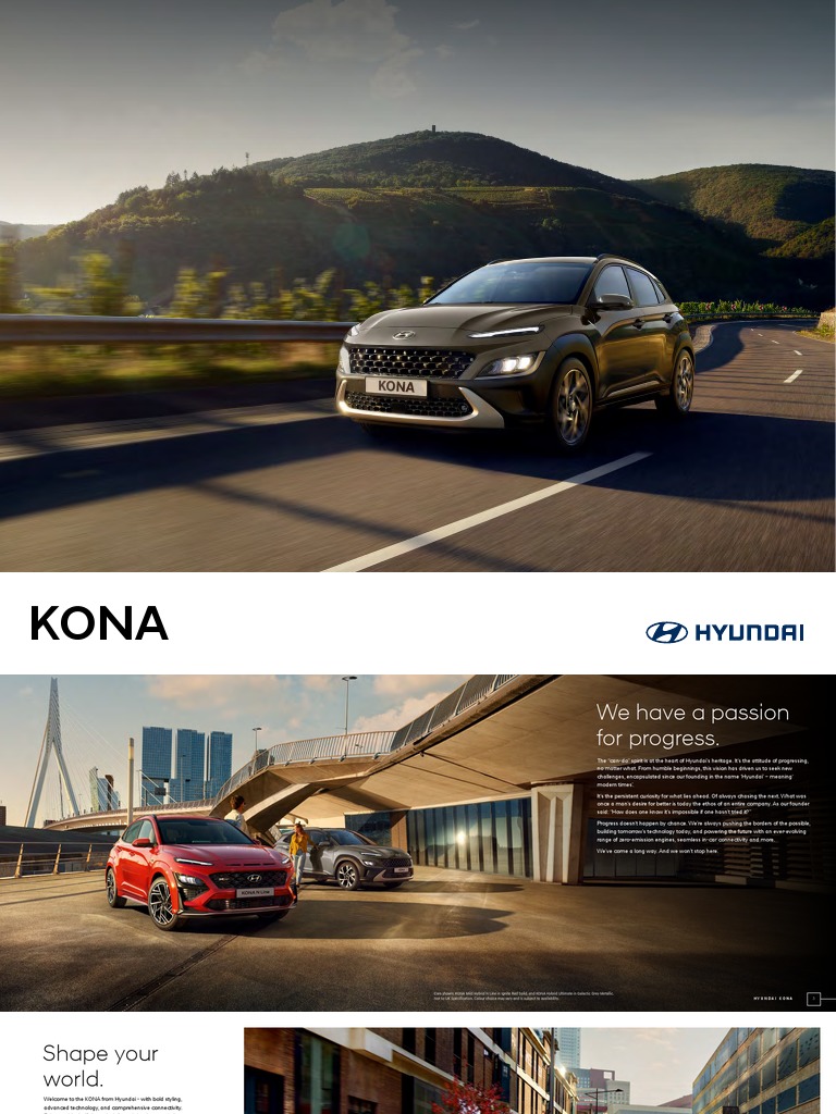 2021 Hyundai Kona OS Brochure | PDF | Hybrid Vehicle | Automotive Technologies