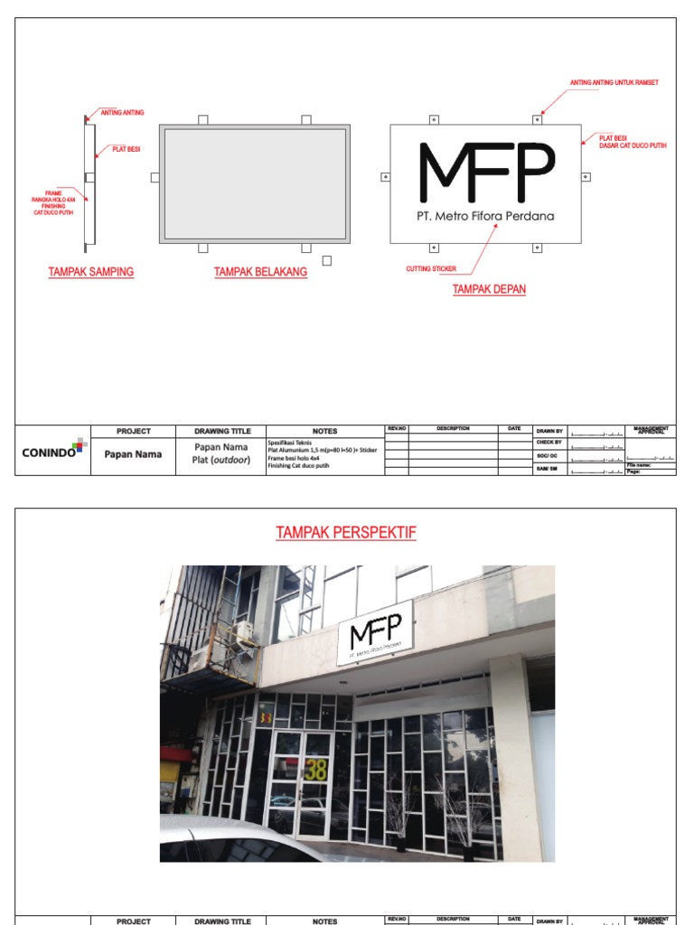 Ajuan Sign Board MFP | PDF