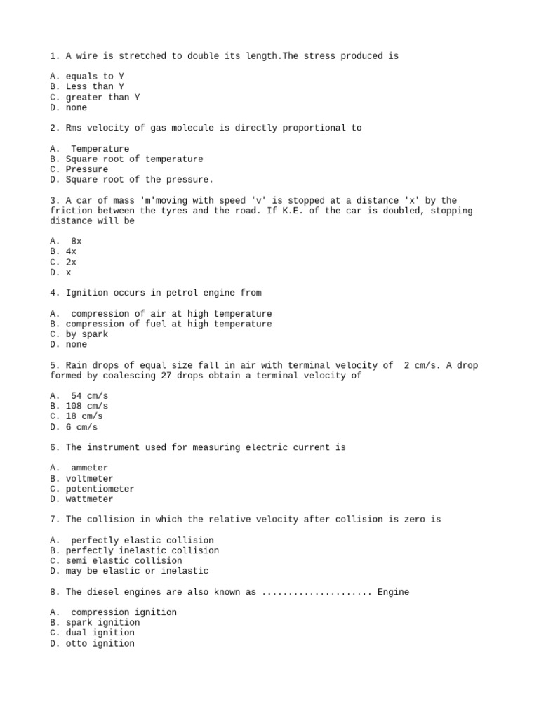 IOE Model Questions | PDF | Electron | Wavelength