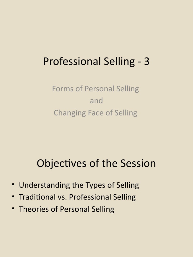 Professional Selling - 3 | PDF | Sales | Competitive Advantage