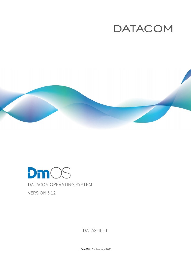 Datacom Operating System Version 5.12 | PDF