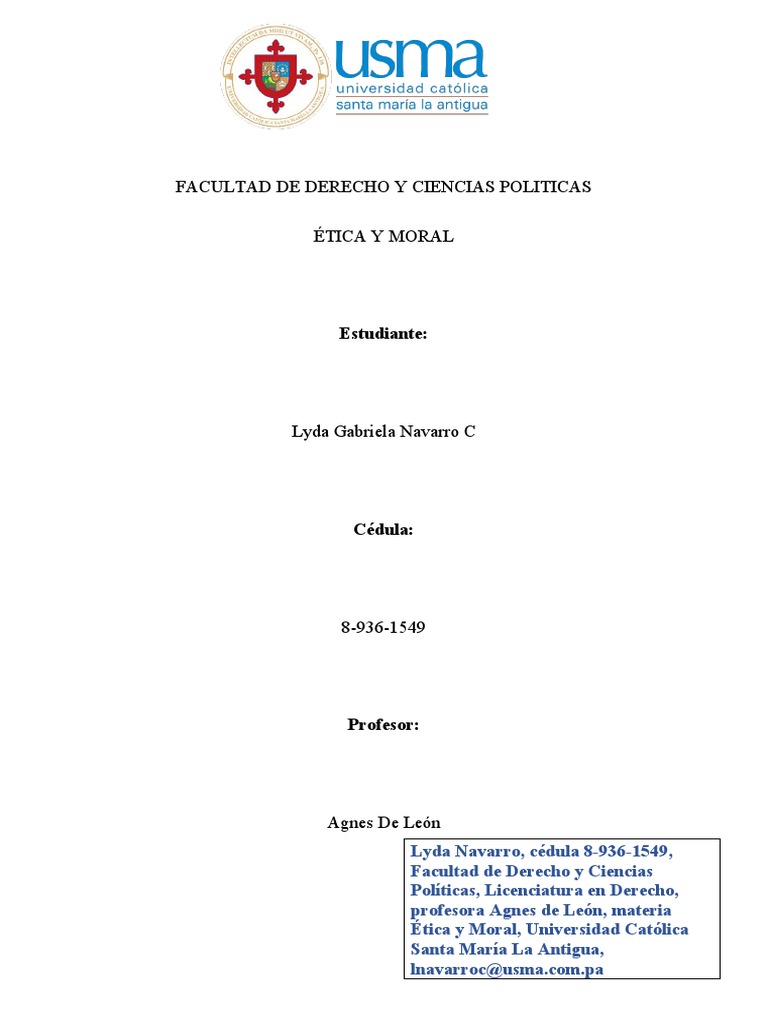 ENSAYO, Ética y Moral | PDF | Moralidad | Verdad