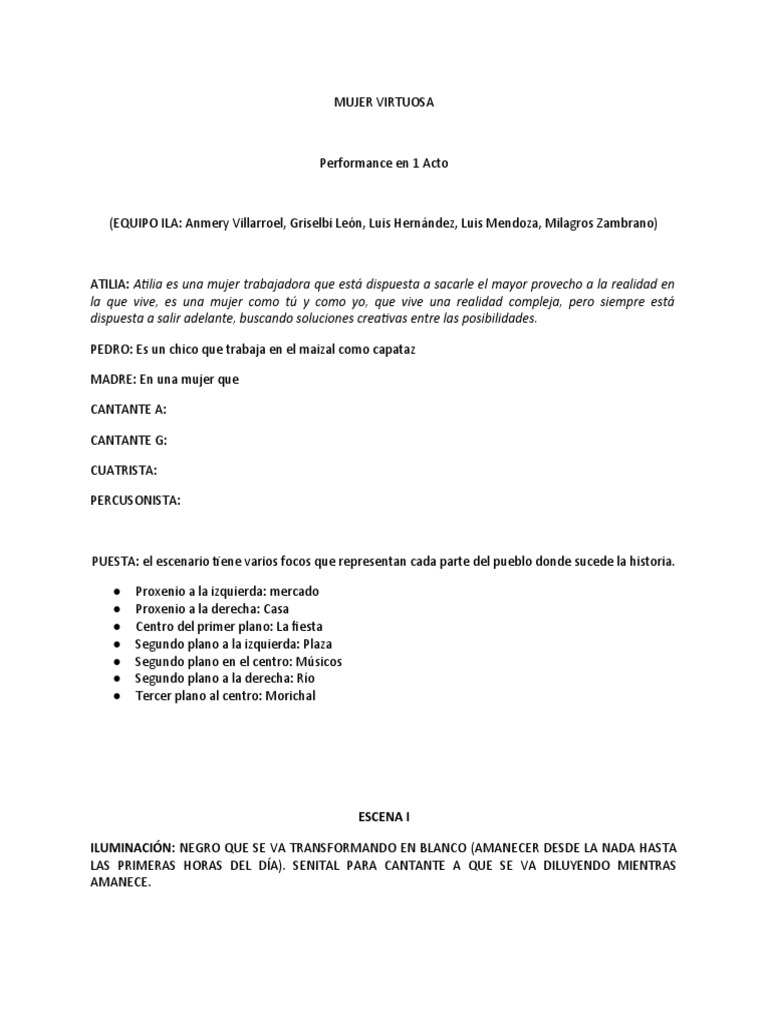 Atilia: Mujer Virtuosa en Escena | PDF | Amor