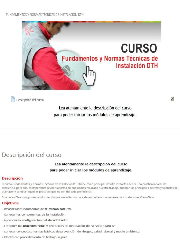 Curso E-Learning DTH | PDF