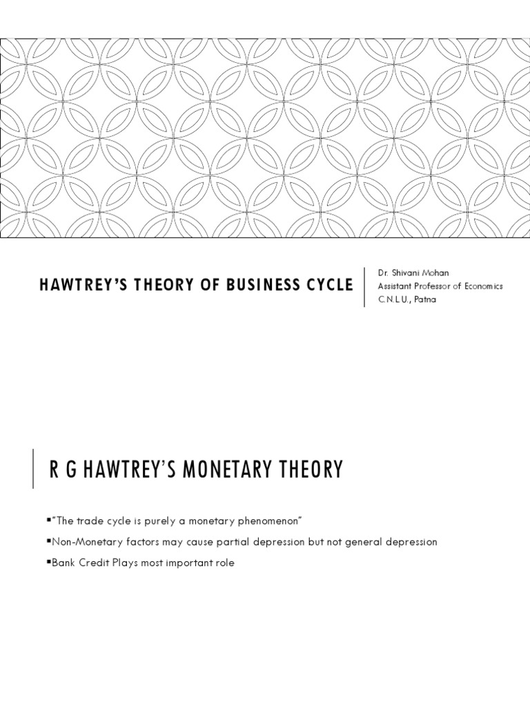 Hawtrey's Theory of Business Cycle | PDF