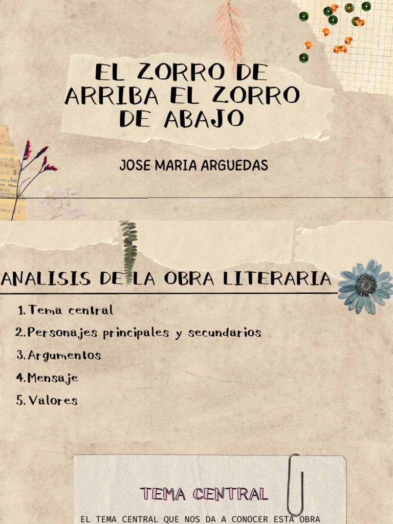 El Zorro de Arriba y El Zorro de Abajo | PDF