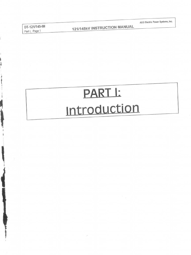 Instruccion Manual 121-145 KV | PDF
