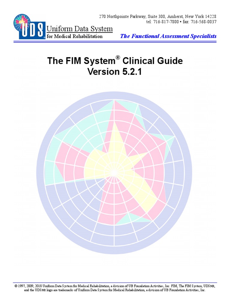 The FIM System Clinical Guide | PDF | Physical Therapy | Validity ...